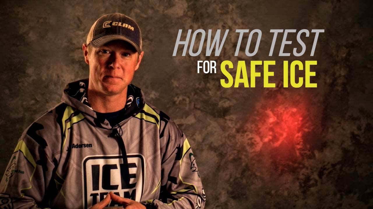 How To Test For Safe Ice During The Early Ice Season Angling Edge Buzz