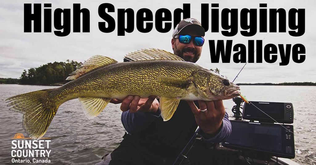 High Speed Jigging Walleye In Sunset Country | Angling Edge Buzz