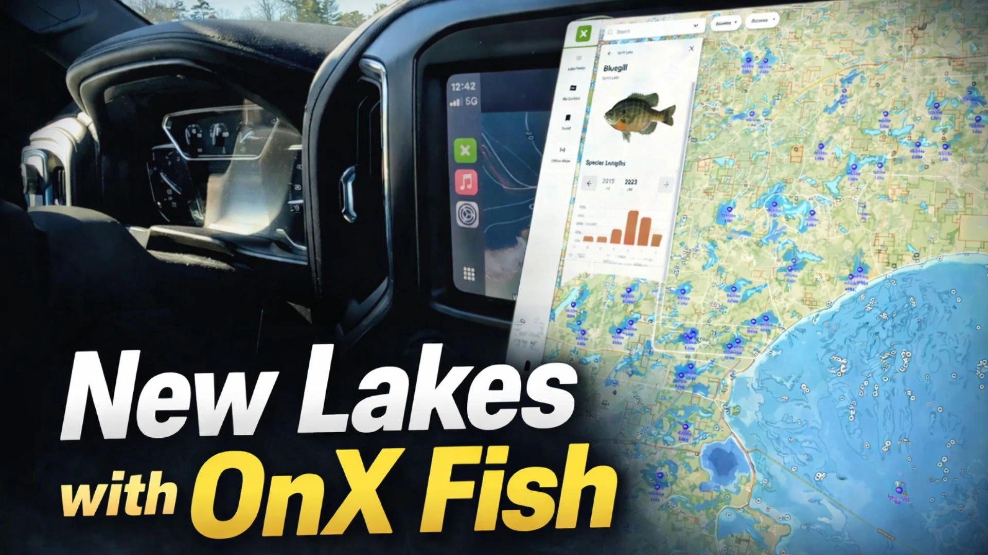 How To Find Fish On New Lakes Using The OnX Fish App Angling Edge Buzz